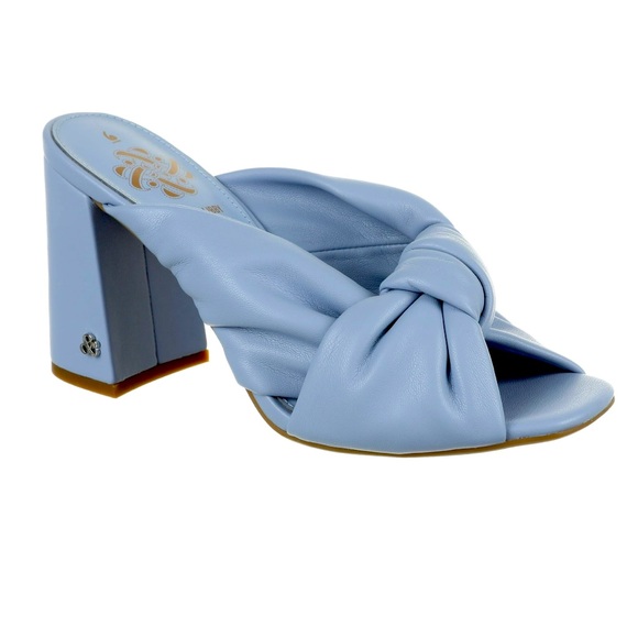Sam & Libby | Shoes | Sam Libby Chunky Heel Periwinkle Blue Sandals ...